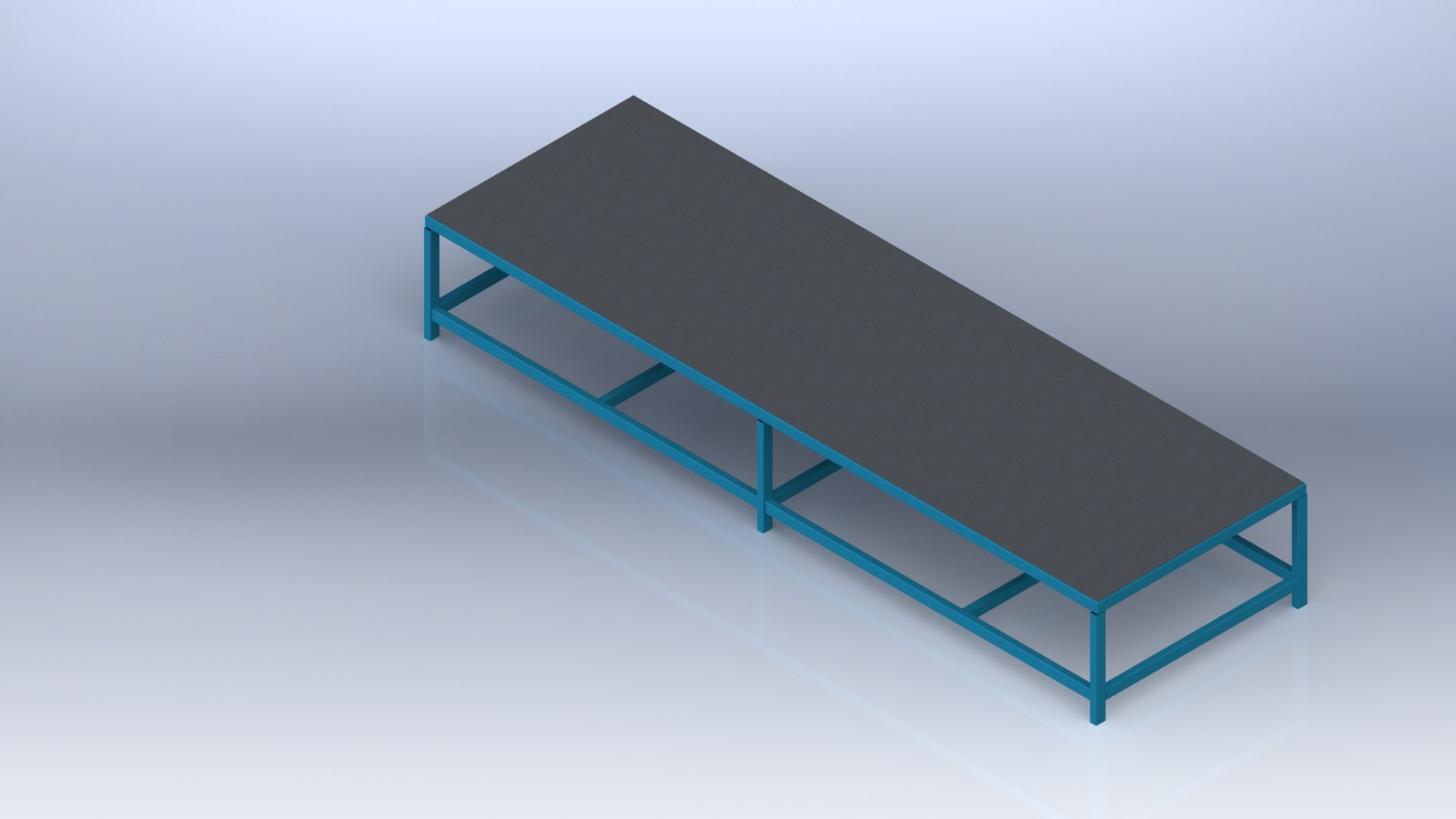 3d Model Platforms 1200x4000 Stainless