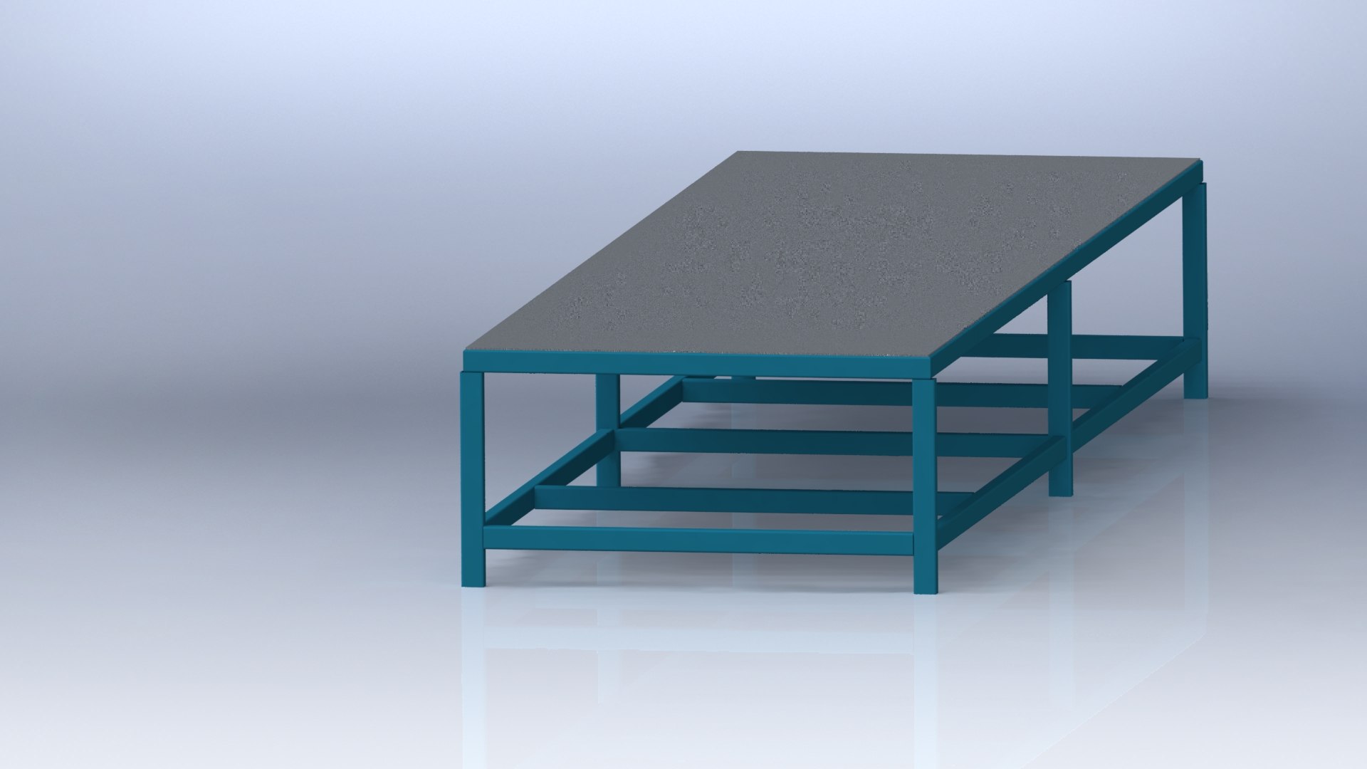 3d Model Platforms 1200x4000 Stainless