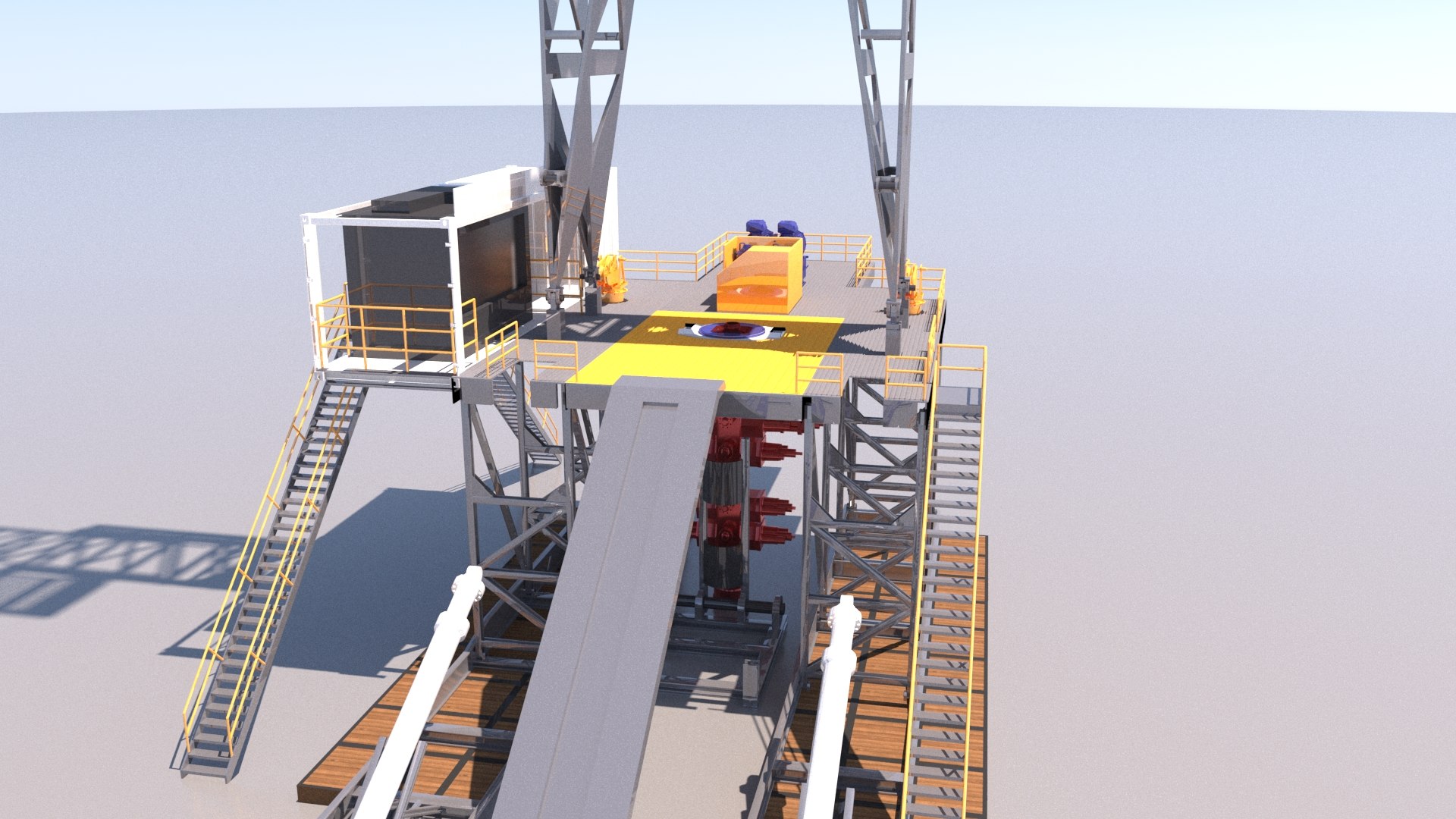 3D 3d Model On-Shore Drilling Rig - TurboSquid 2135294