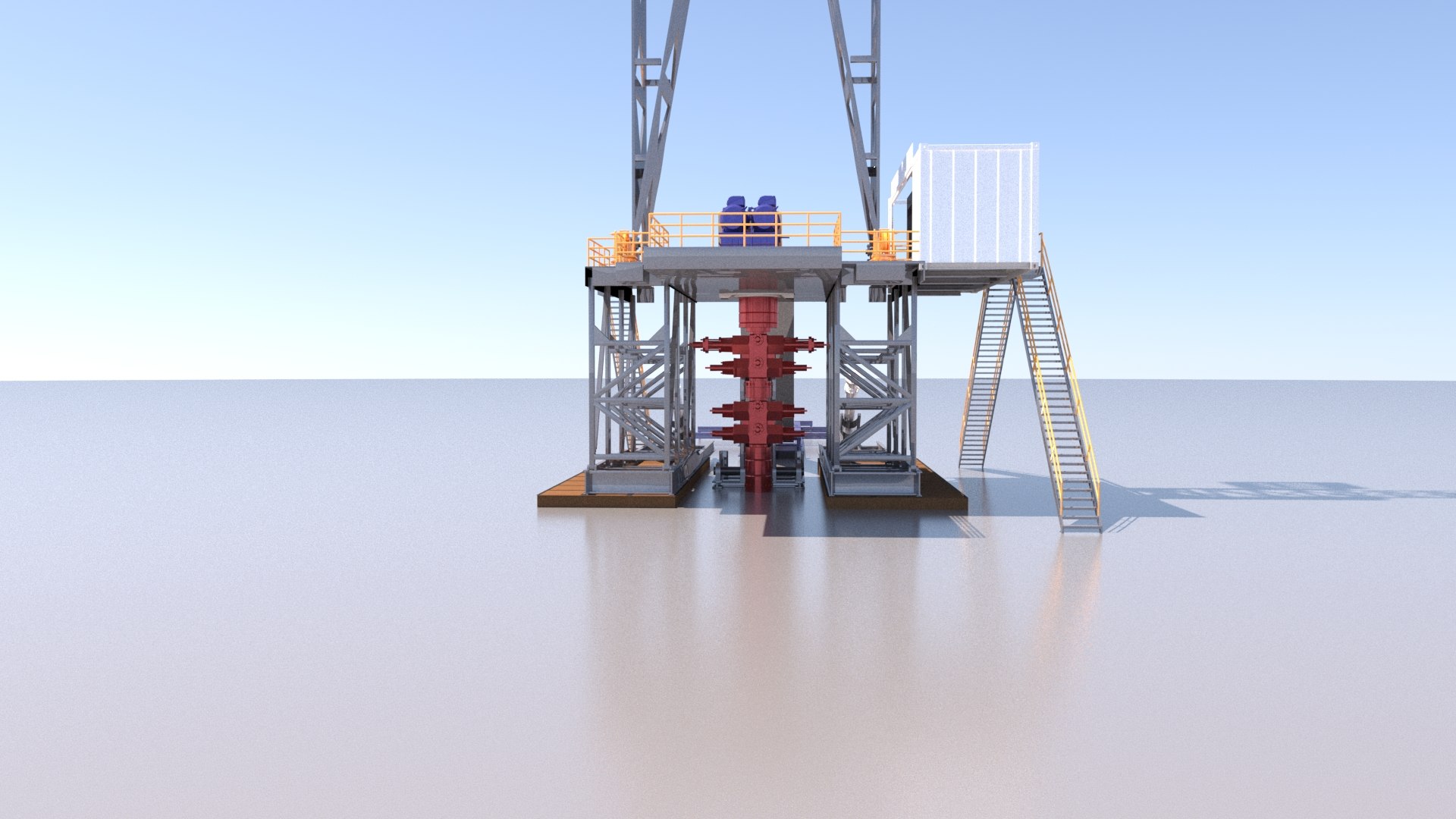 3D 3d Model On-Shore Drilling Rig - TurboSquid 2135294