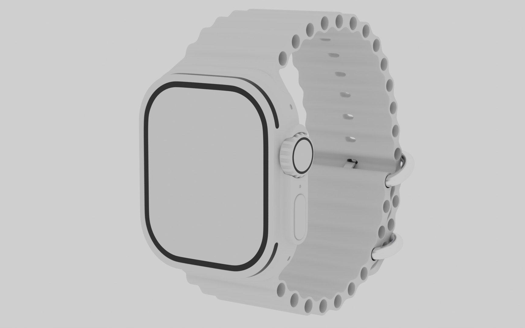 3D Apple Watch Ultra 3D Model - TurboSquid 1987305