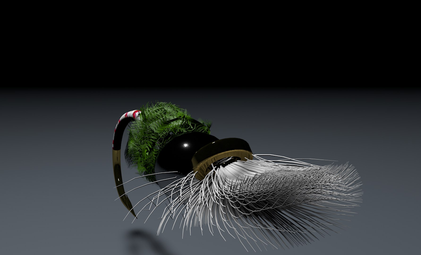 3d Dry Fly Pupa Model
