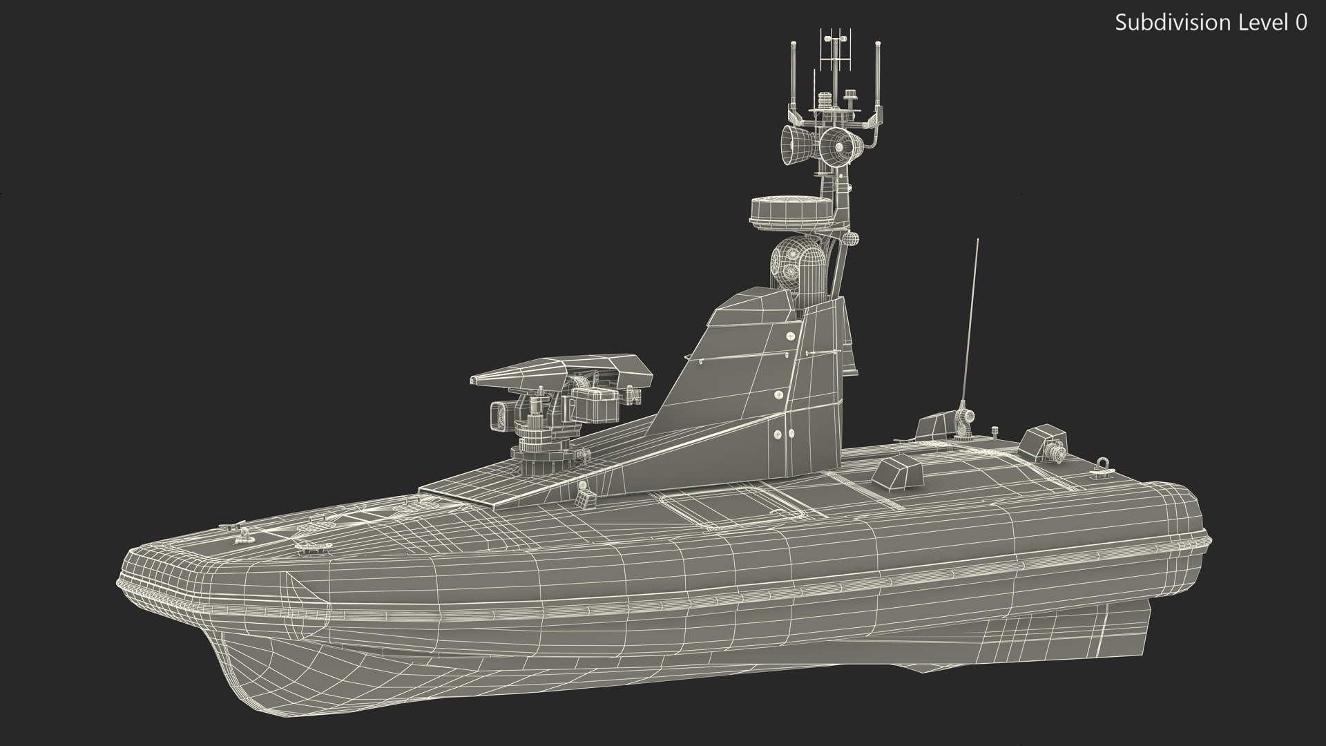 3D Protector Unmanned Surface Vehicle USV Model - TurboSquid 2229924