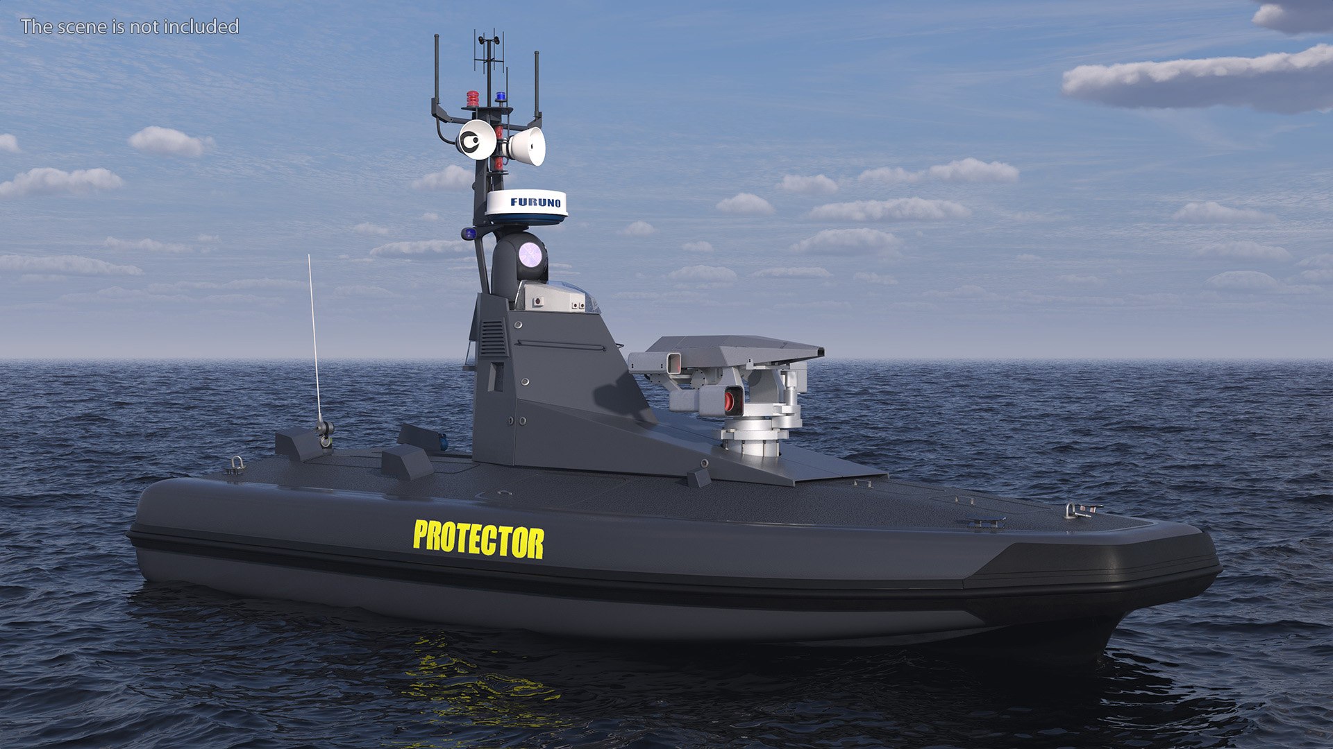 3D Protector Unmanned Surface Vehicle USV Model - TurboSquid 2229924