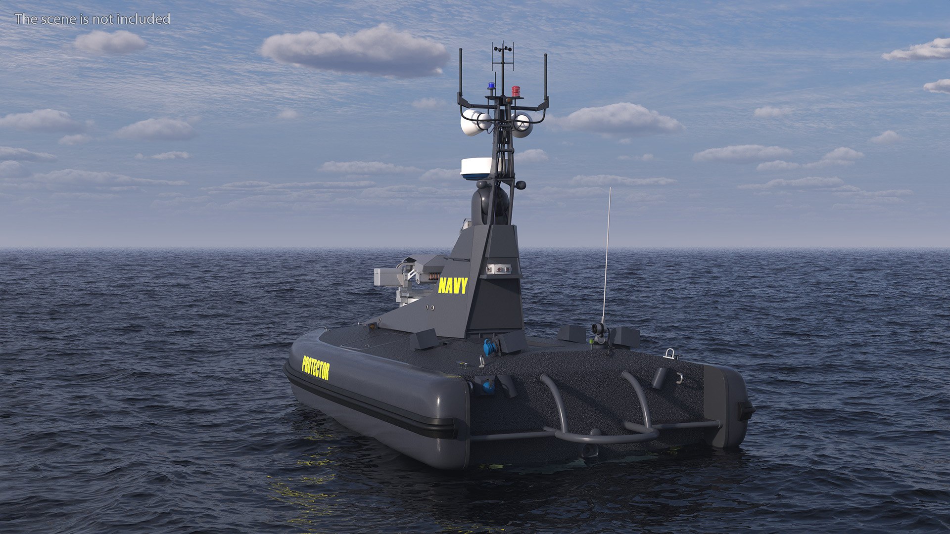 3D Protector Unmanned Surface Vehicle USV Model - TurboSquid 2229924