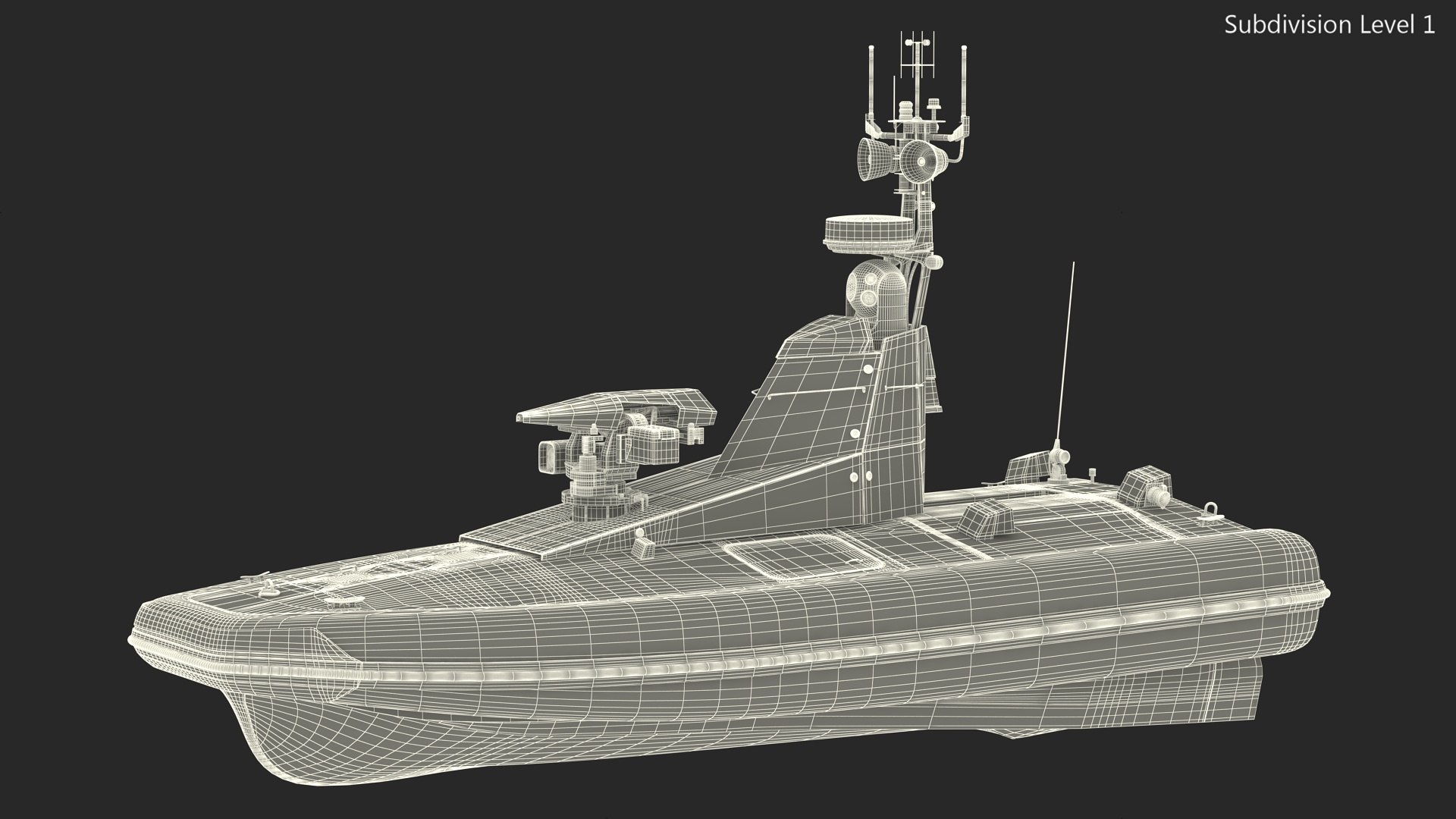 3D Protector Unmanned Surface Vehicle USV Model - TurboSquid 2229924
