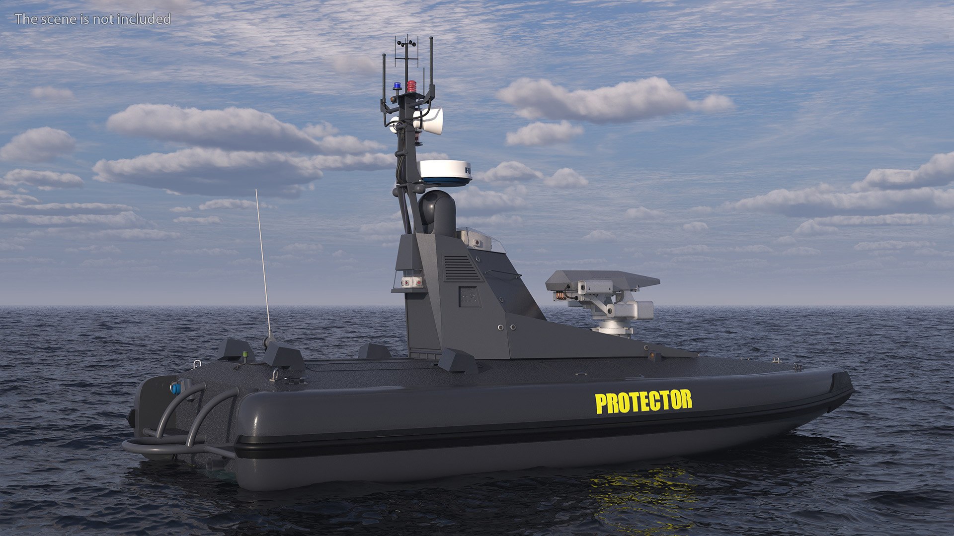 3D Protector Unmanned Surface Vehicle USV Model - TurboSquid 2229924