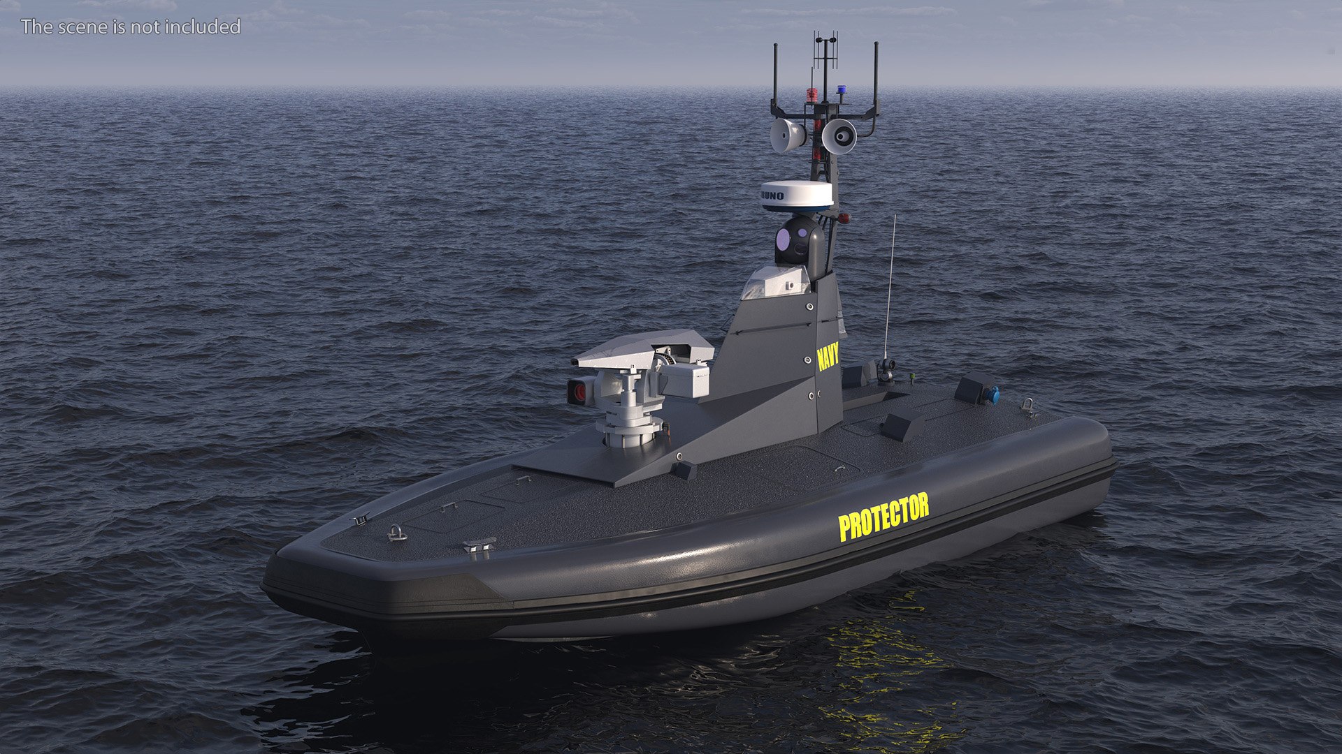 3D Protector Unmanned Surface Vehicle USV Model - TurboSquid 2229924