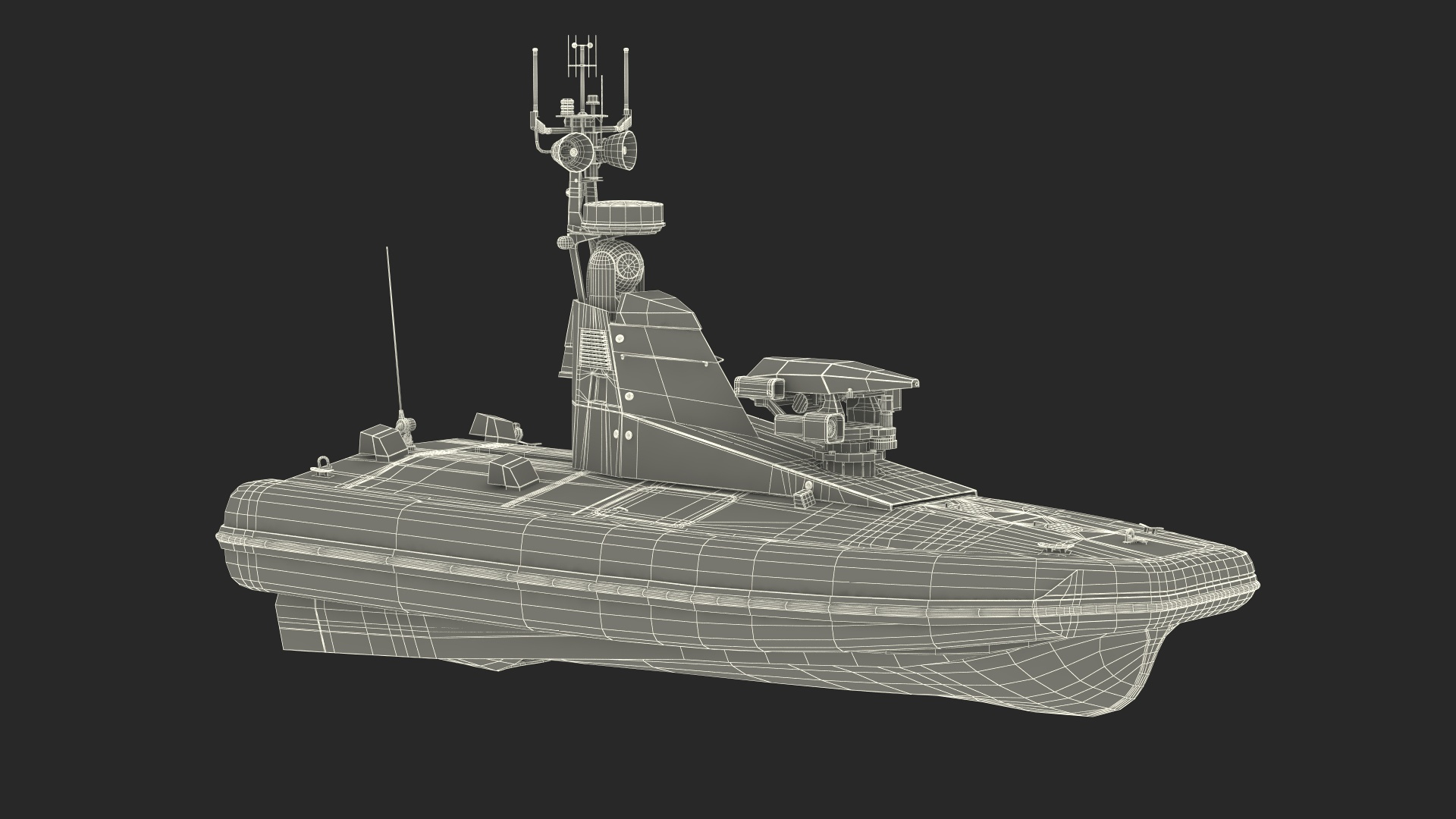 3D Protector Unmanned Surface Vehicle USV Model - TurboSquid 2229924