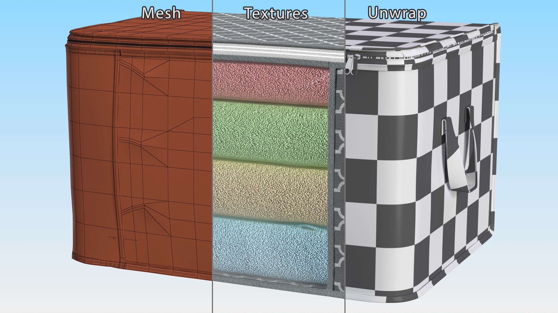3D Clothes Storage Bin Foldable Grey - TurboSquid 2127803