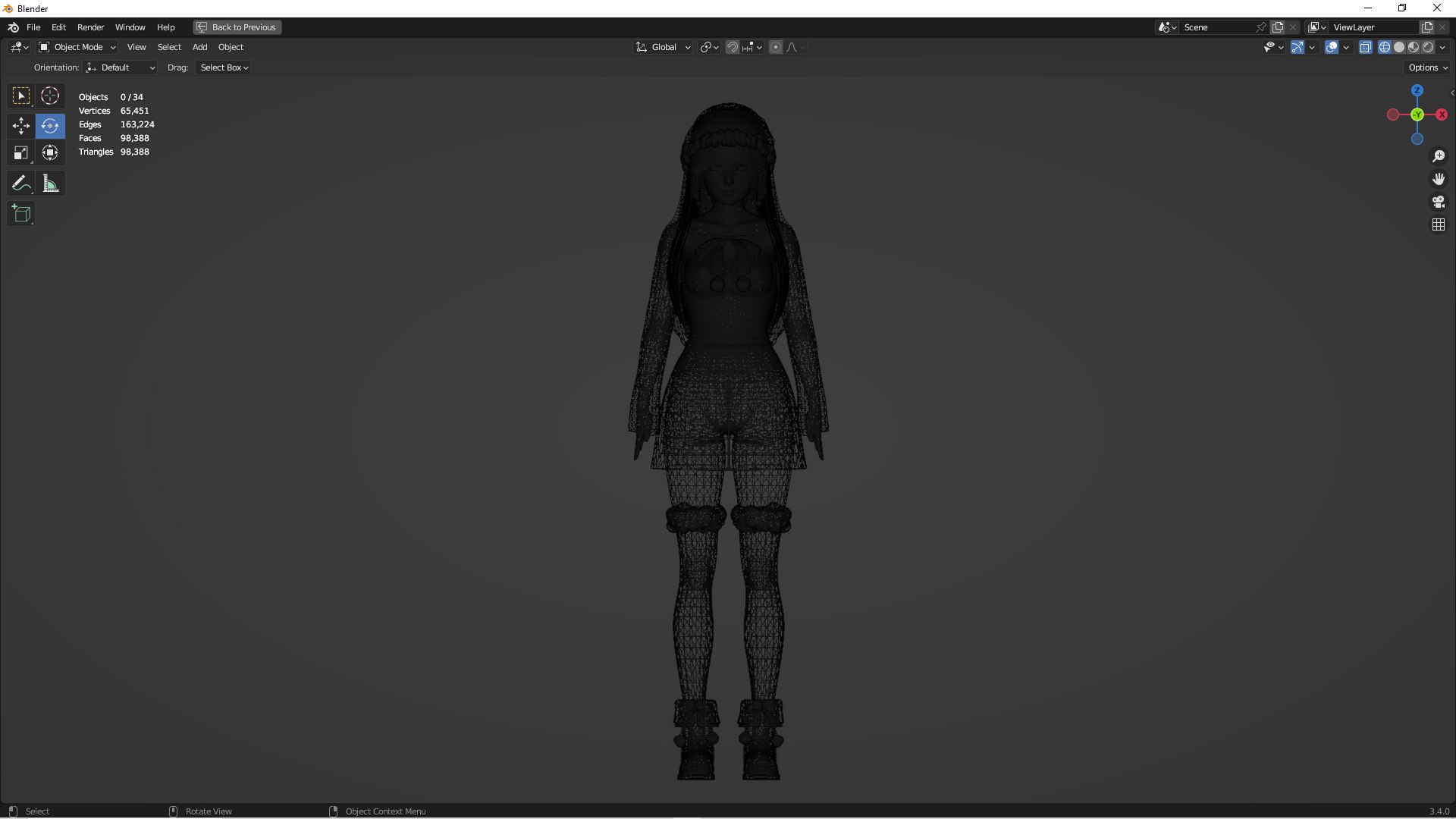 Christmas Clothing 0002 - Blender - Realistic Female Character 3D Model ...