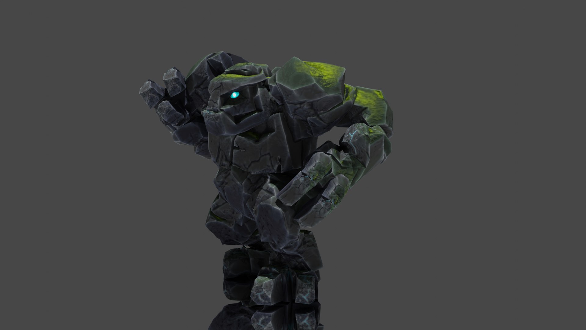 3D Rock Monster Model - TurboSquid 2138585