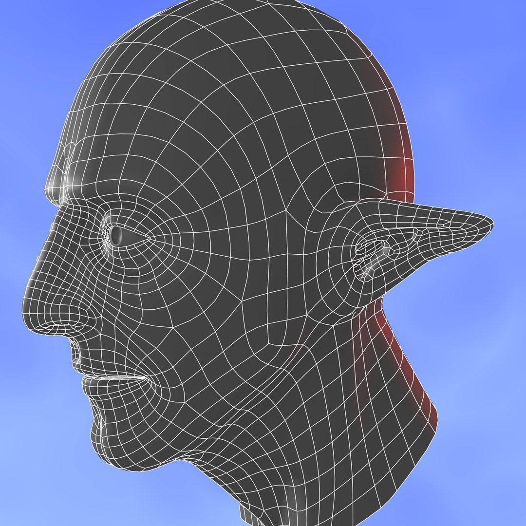 Elf Head 3D Model - TurboSquid 1252722