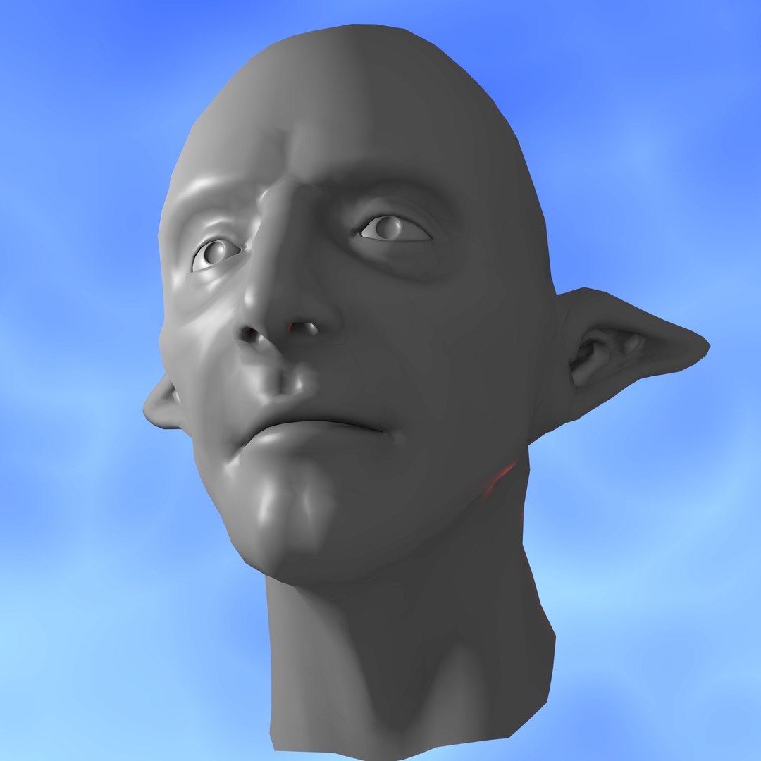 Elf Head 3D Model - TurboSquid 1252722