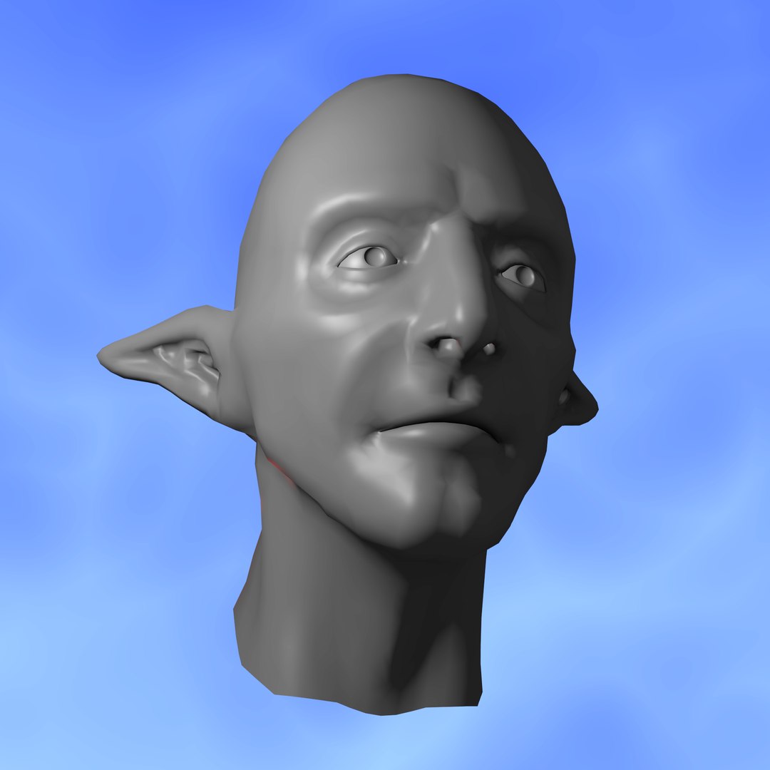 Elf Head 3D Model - TurboSquid 1252722