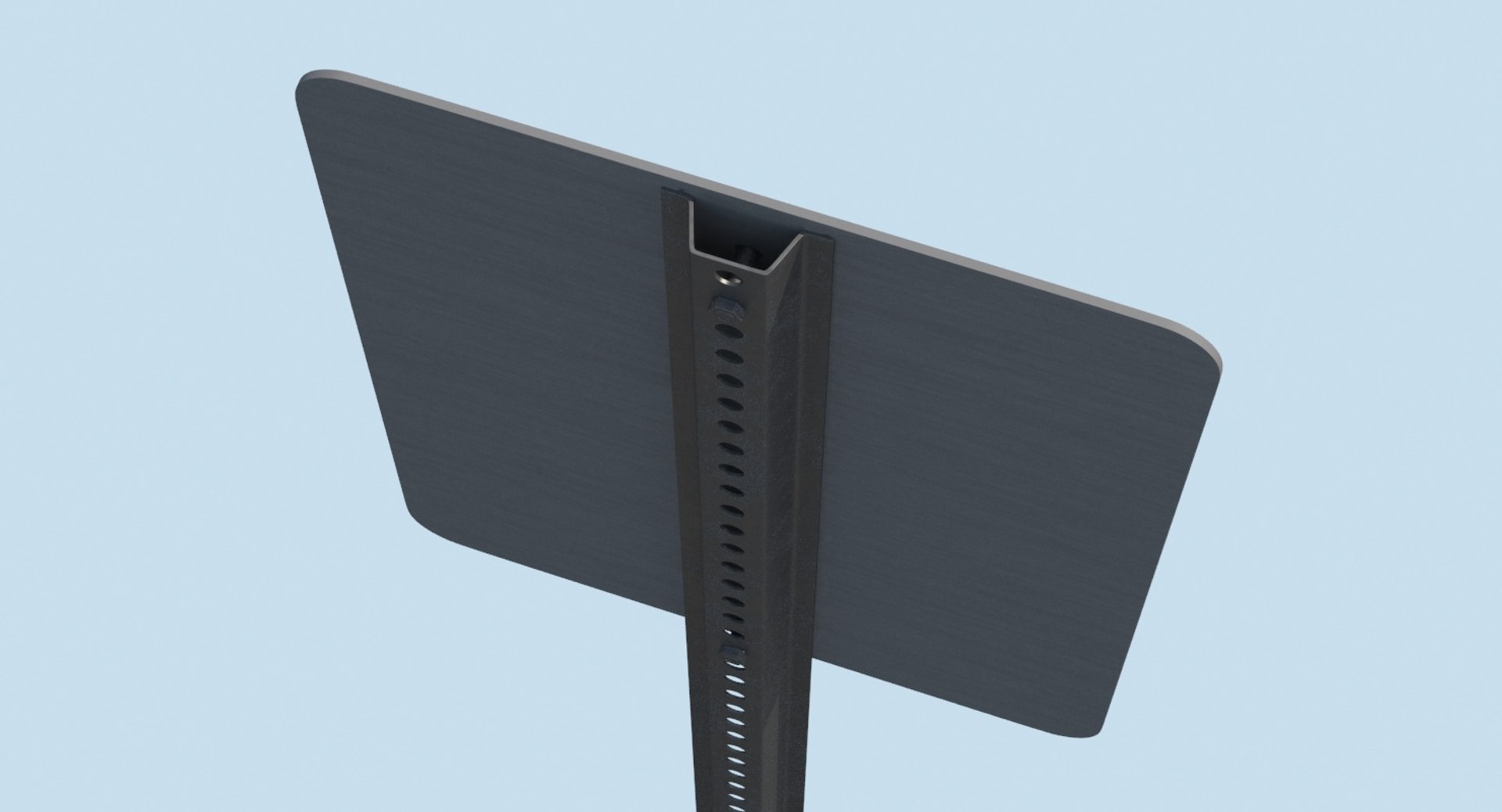 One-way-sign-02 3d Model