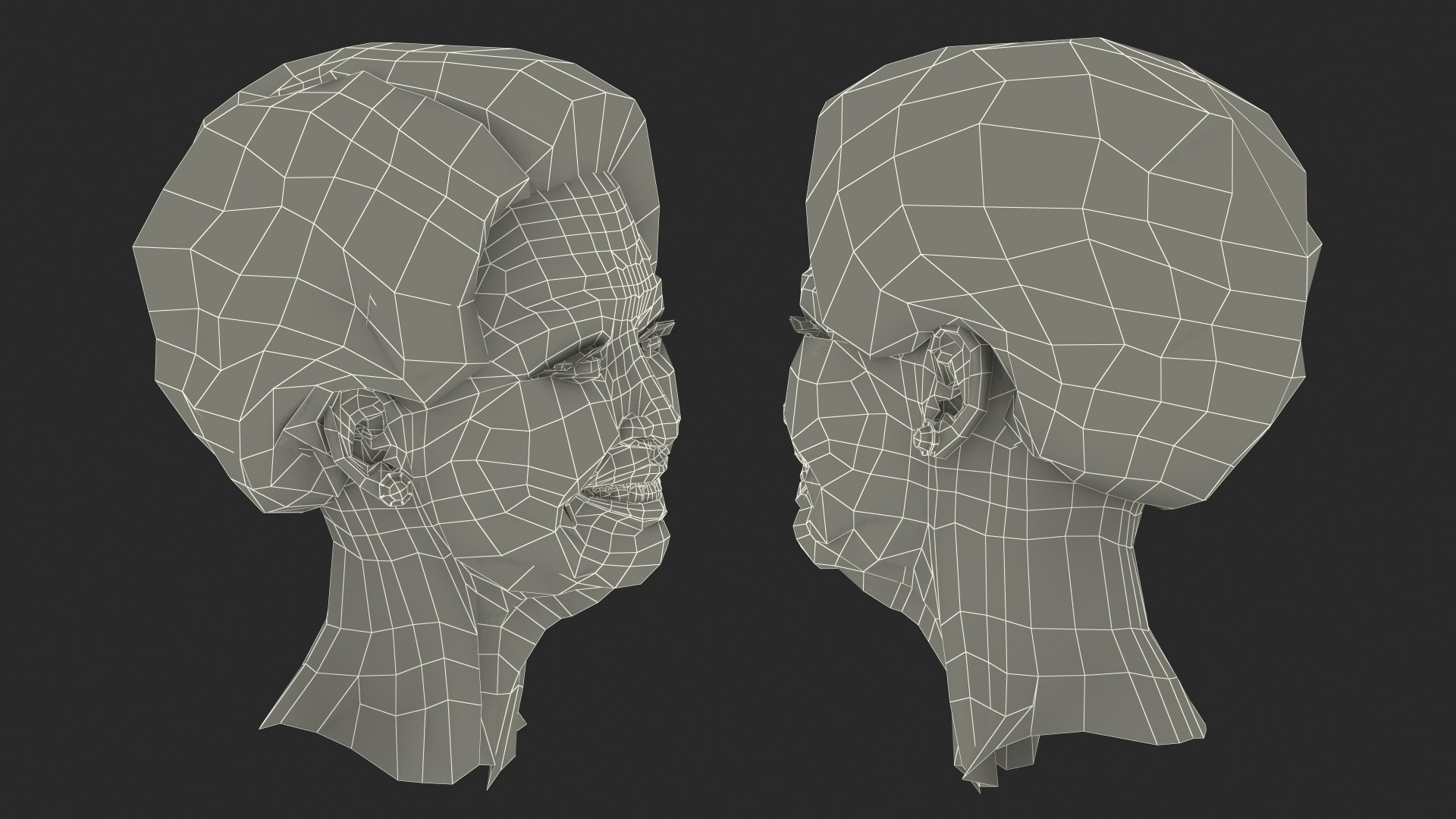 Elderly Chinese Woman Head Smiling 3D Model - TurboSquid 2087465