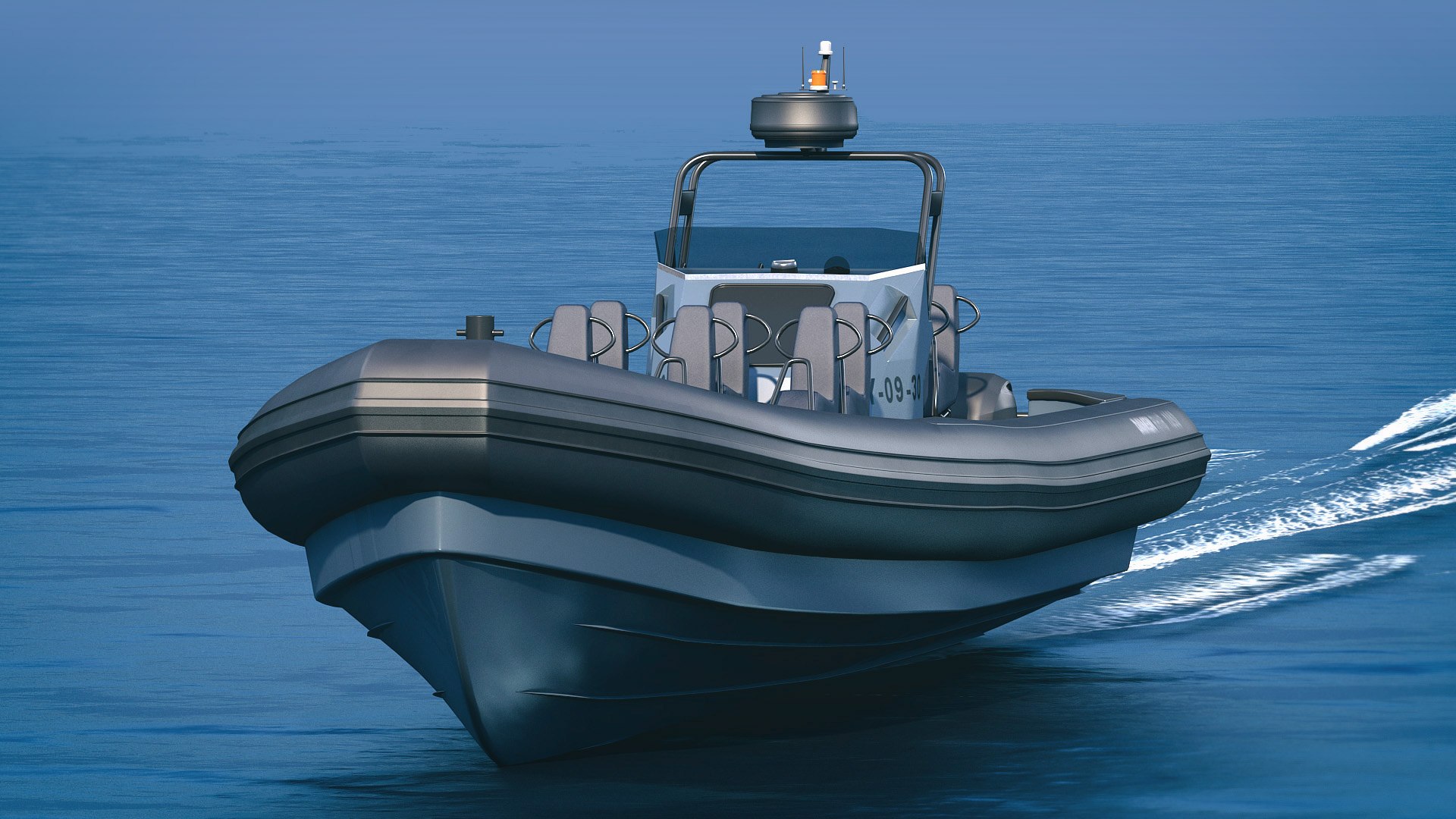 3D Damen RHIB 1050 Model - TurboSquid 1854586