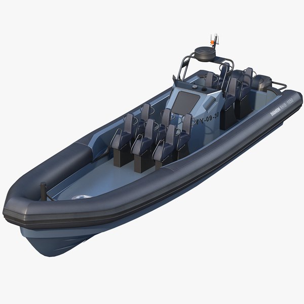 3D Damen RHIB 1050 model - TurboSquid 1854586