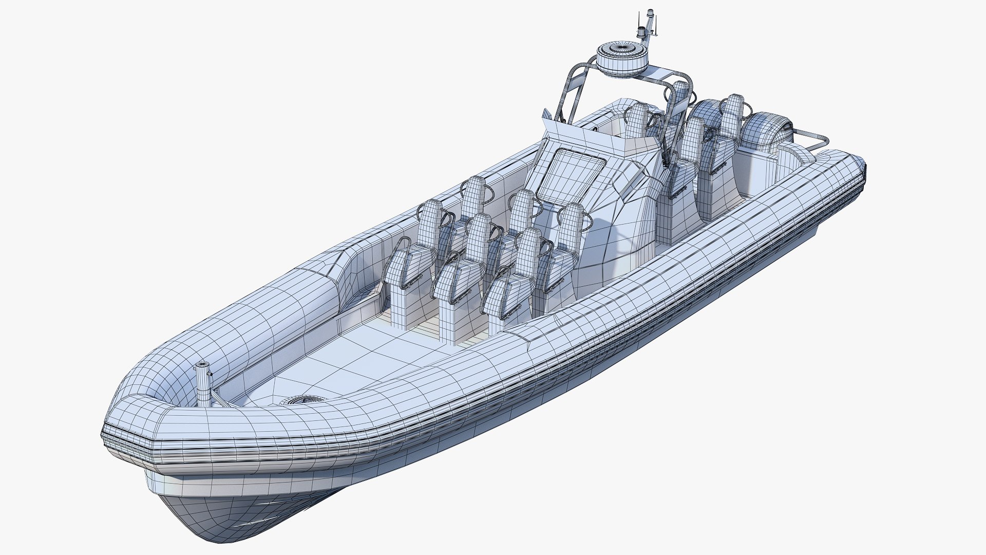 3D Damen RHIB 1050 Model - TurboSquid 1854586