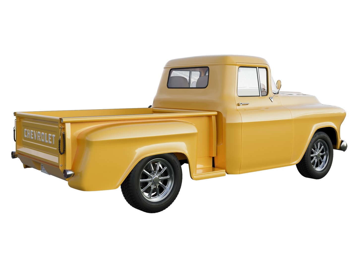 3D 1957 Chevrolet Custom 3100 Stepside Pickup - TurboSquid 2256449