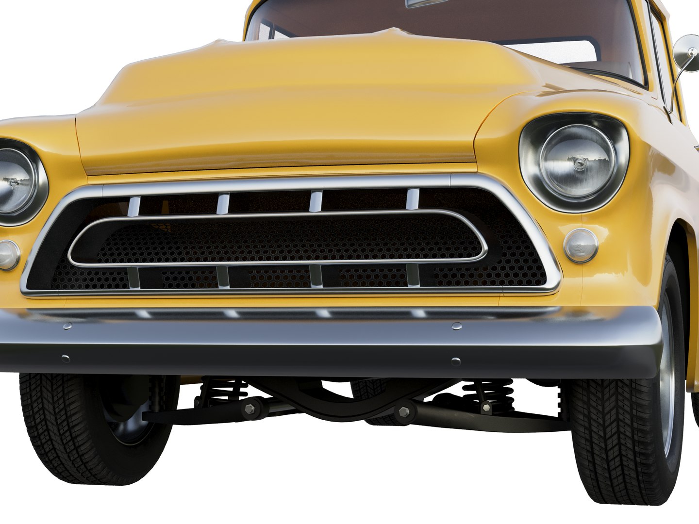 3D 1957 Chevrolet Custom 3100 Stepside Pickup - TurboSquid 2256449