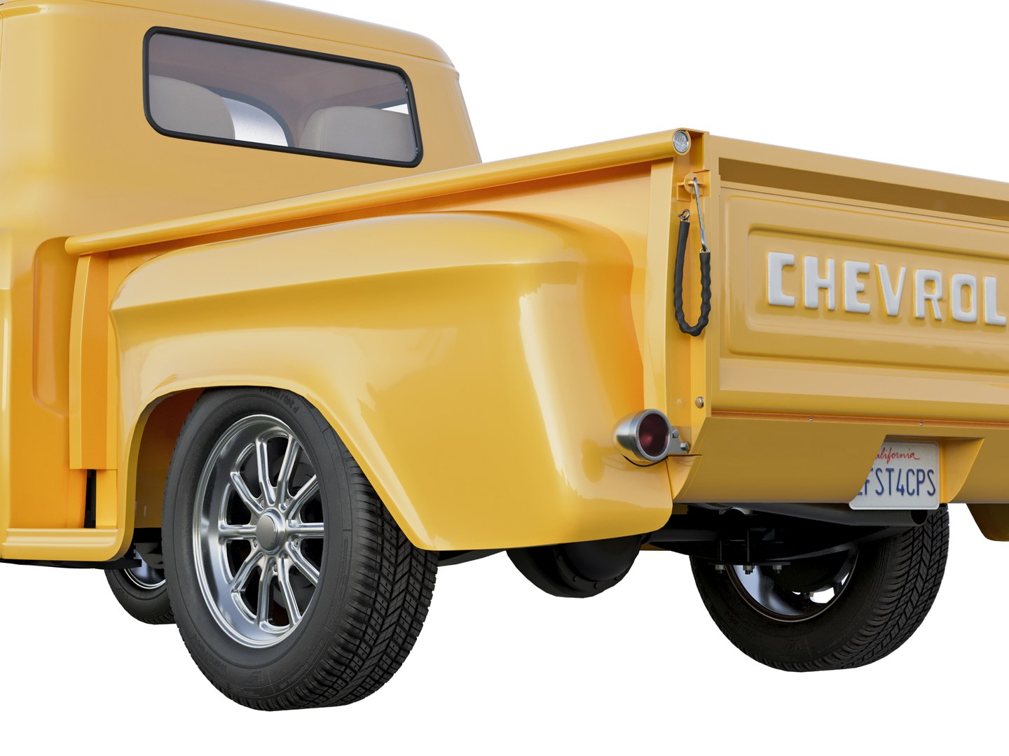 3D 1957 Chevrolet Custom 3100 Stepside Pickup - TurboSquid 2256449