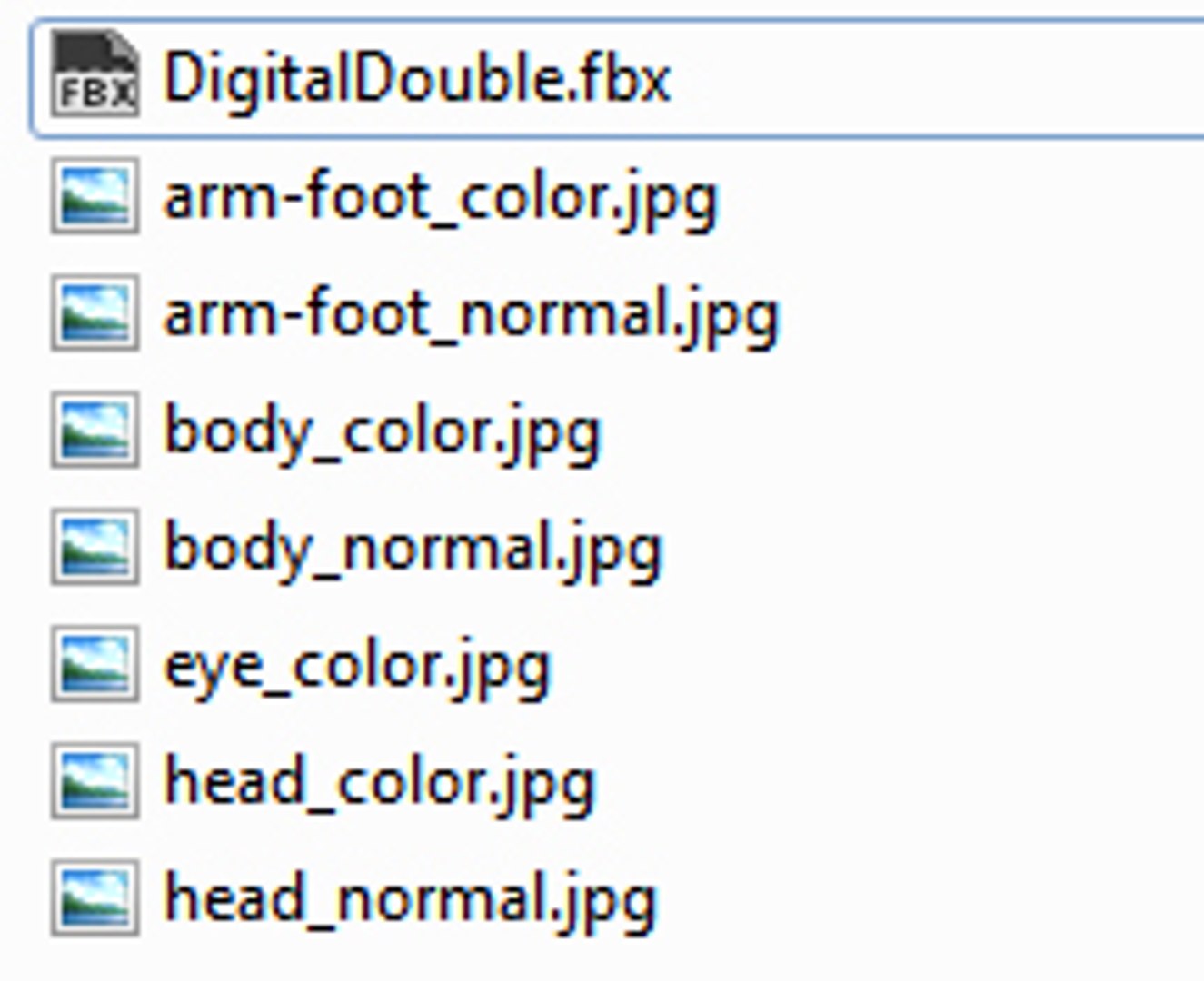 3d fbx character human - scans