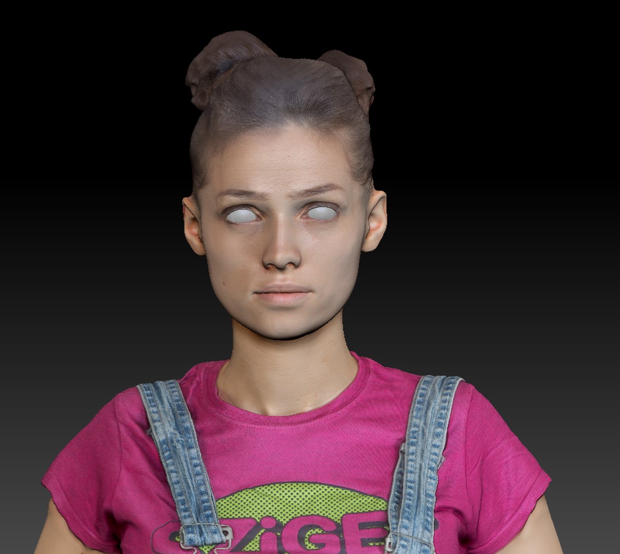 Photogrammetry young woman a-pose 3D model - TurboSquid 1503466