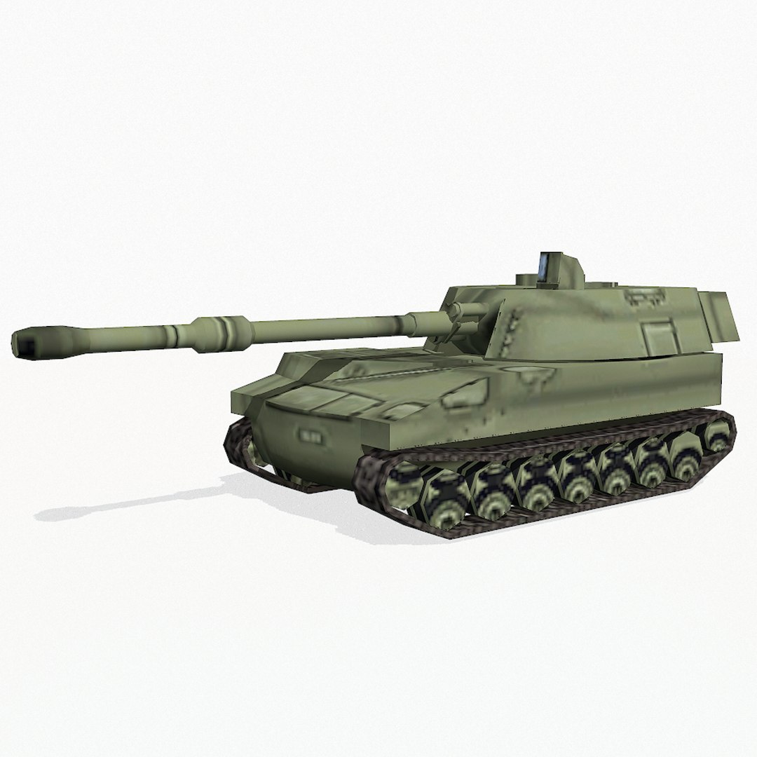 3d model m109 artillery