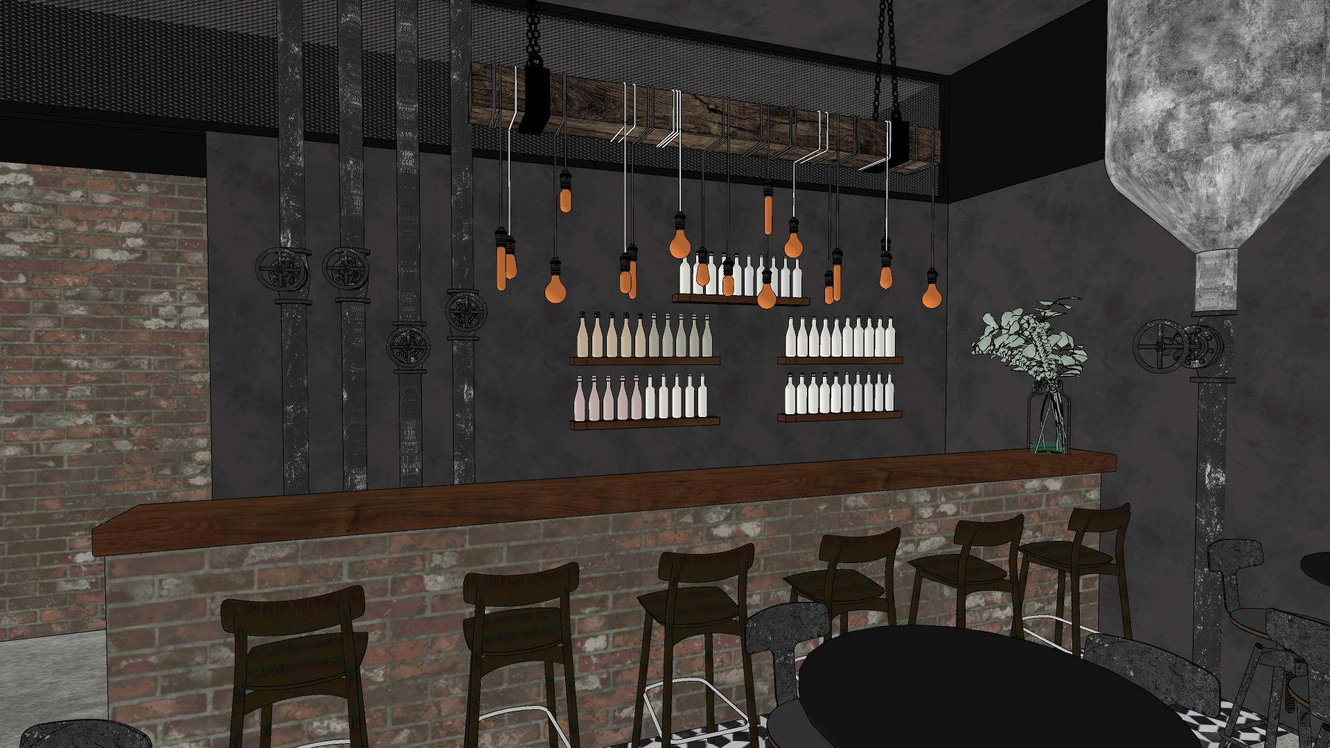 Bar 3D model - TurboSquid 1977752