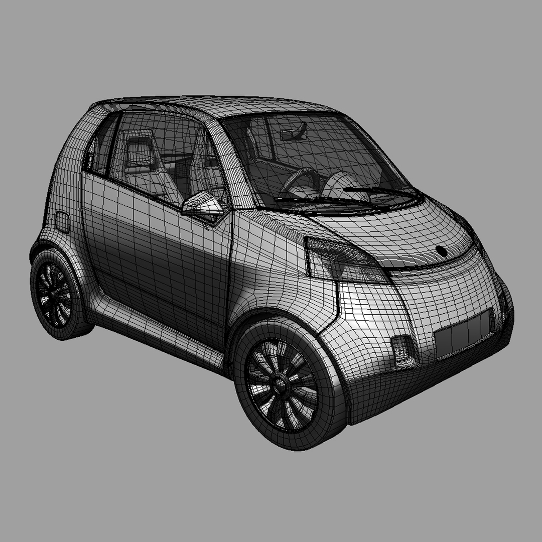 car generic motors hatchback 3d 3ds