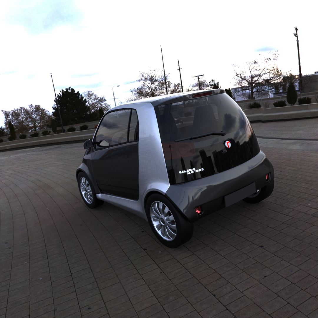 car generic motors hatchback 3d 3ds