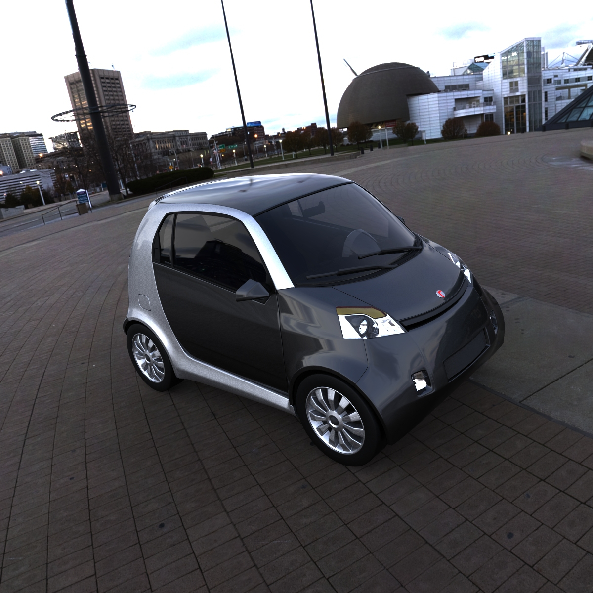 car generic motors hatchback 3d 3ds