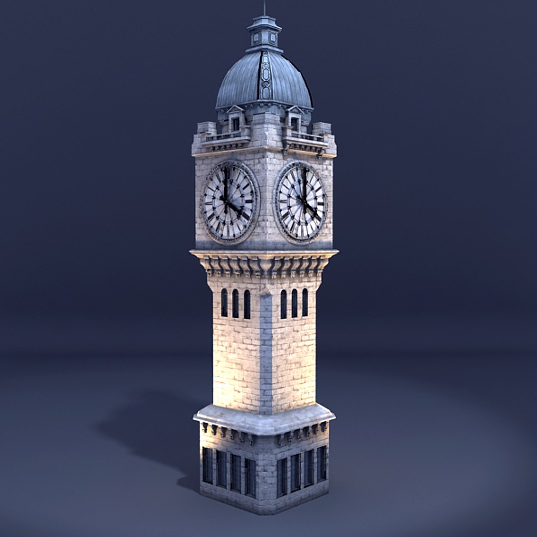 3d Model Clock Tower
