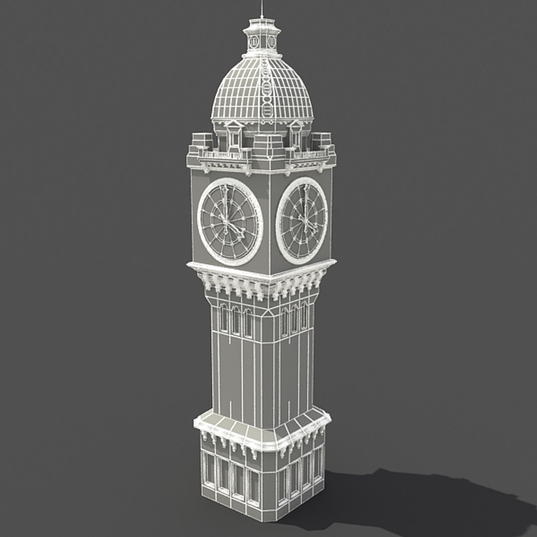 3d Model Clock Tower