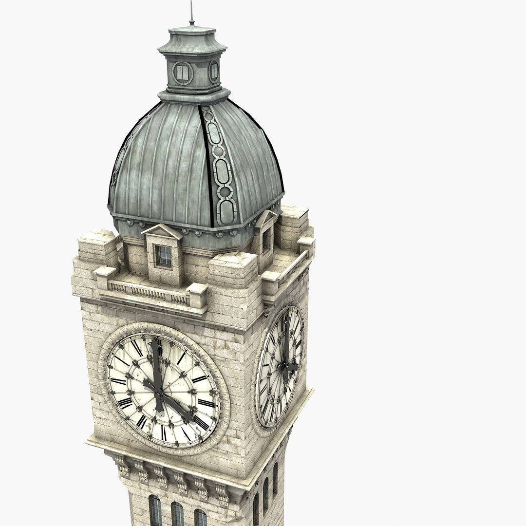 3d Model Clock Tower