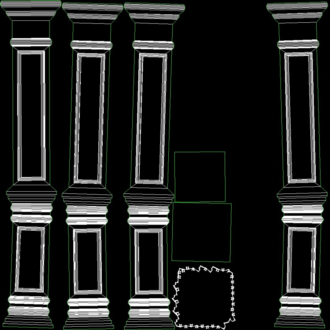 Pillar 2 3D model - TurboSquid 2082671