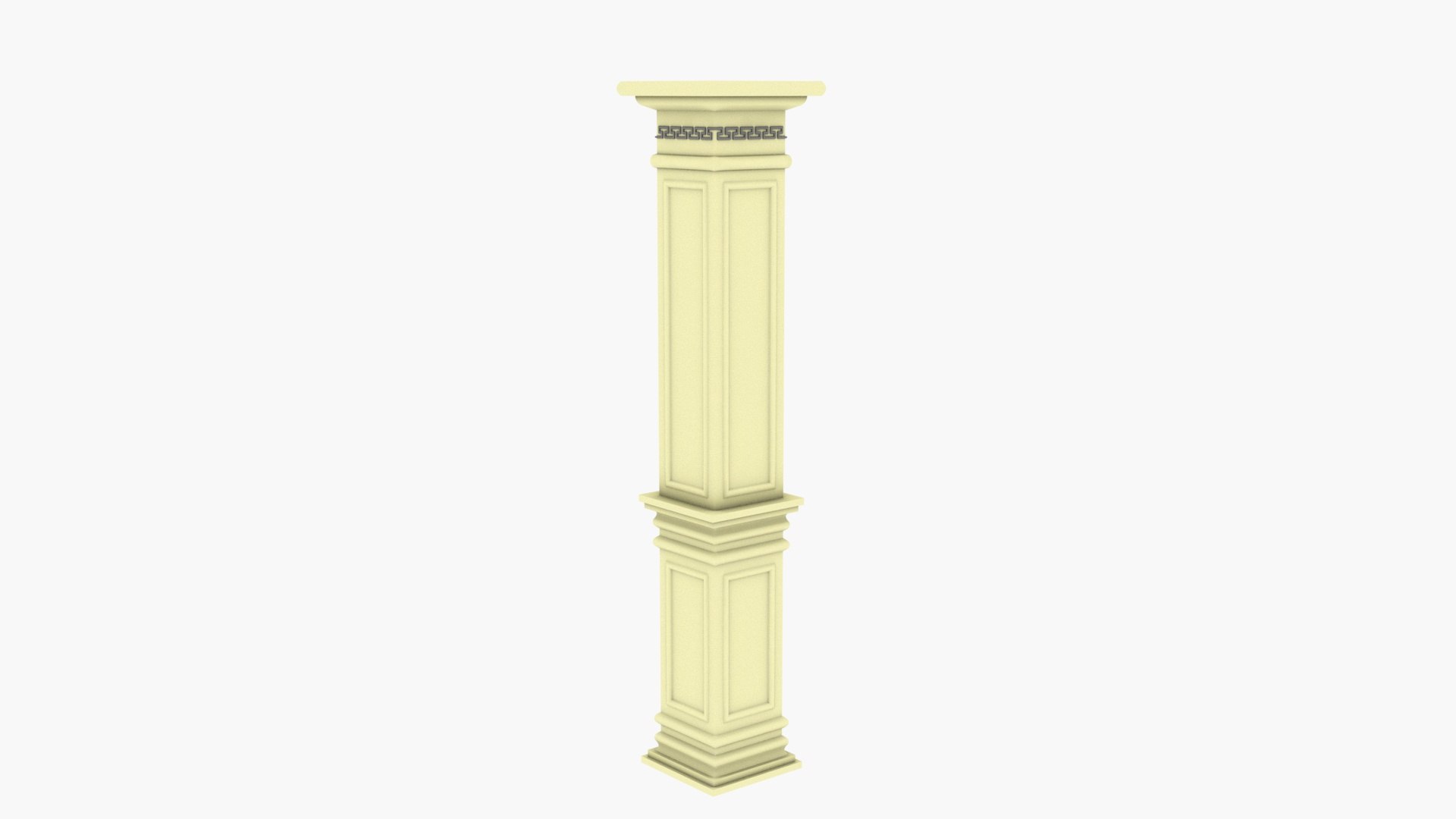 Pillar 2 3D model - TurboSquid 2082671
