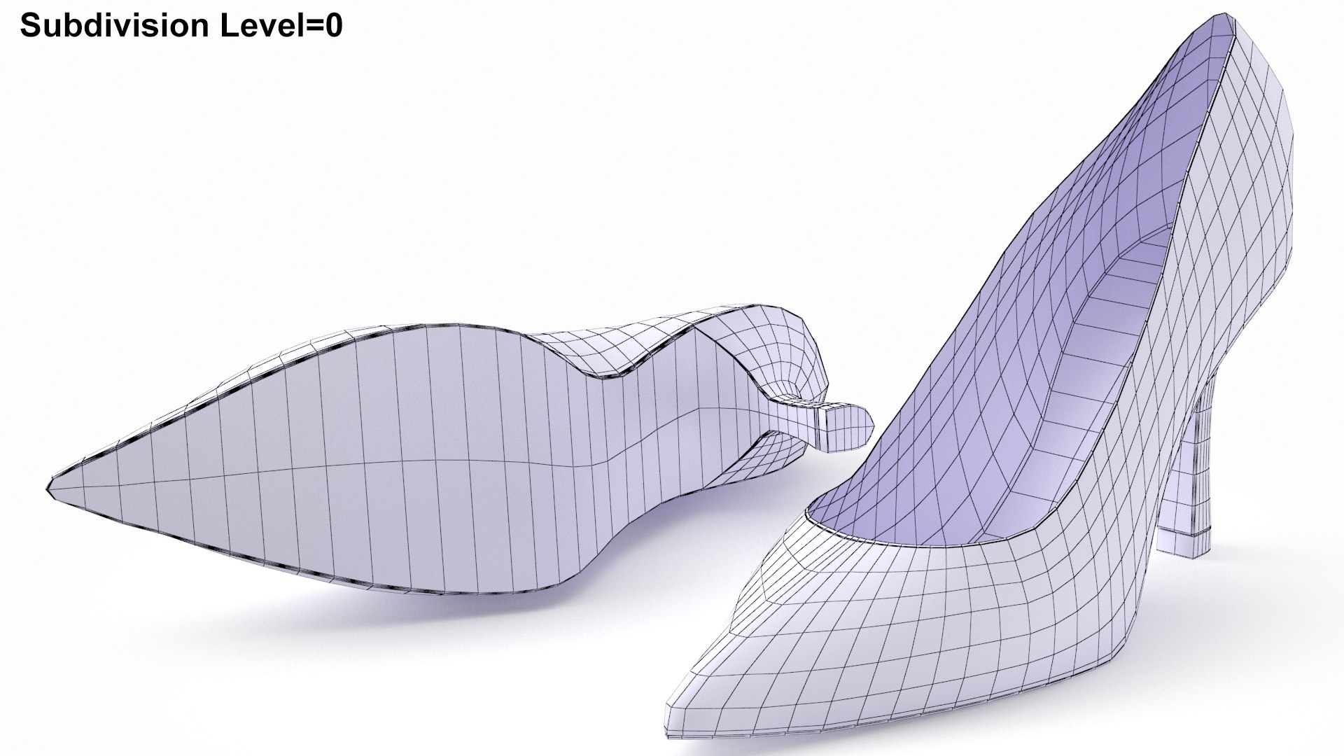 3D High Heels Women Shoes 01 Model - TurboSquid 2321753