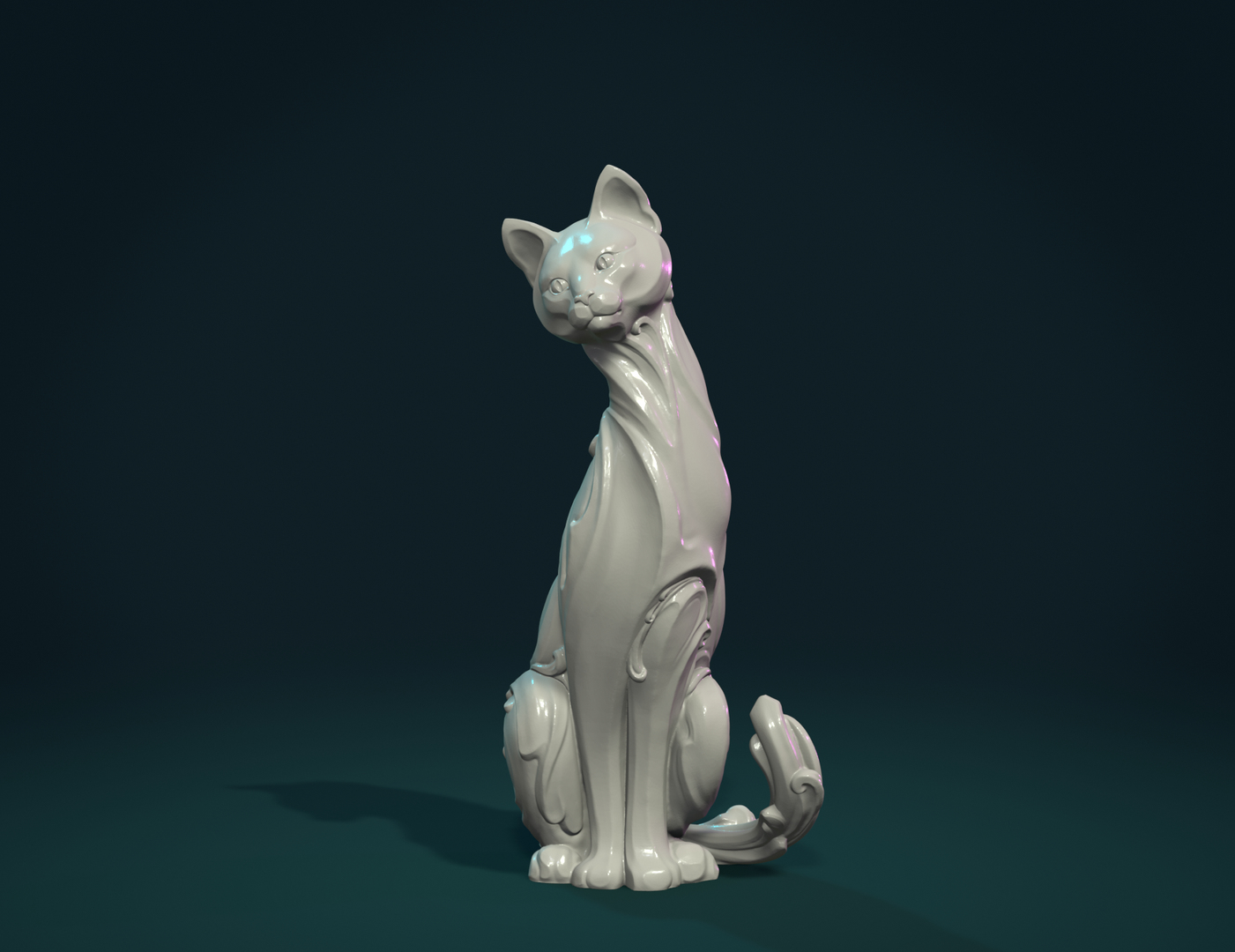 3D Cat - TurboSquid 1582486