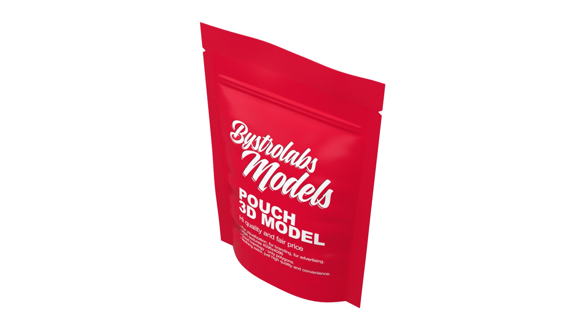 Food Standup Pouch 3D Model - TurboSquid 2361074