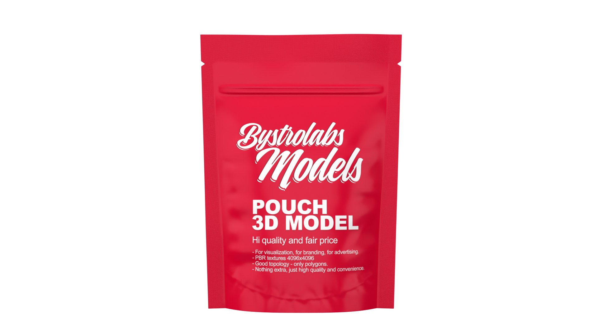 Food Standup Pouch 3D Model - TurboSquid 2361074