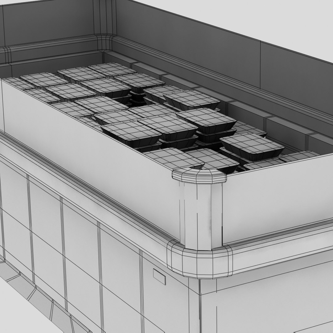 3d Model Chest Freezer