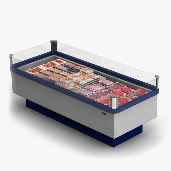 3d model chest freezer