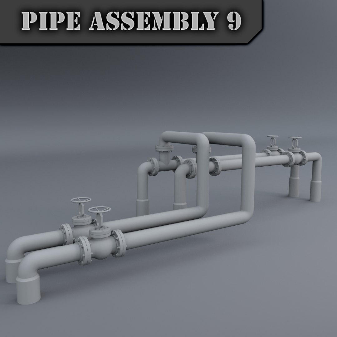 3d Model Pipe Assembly