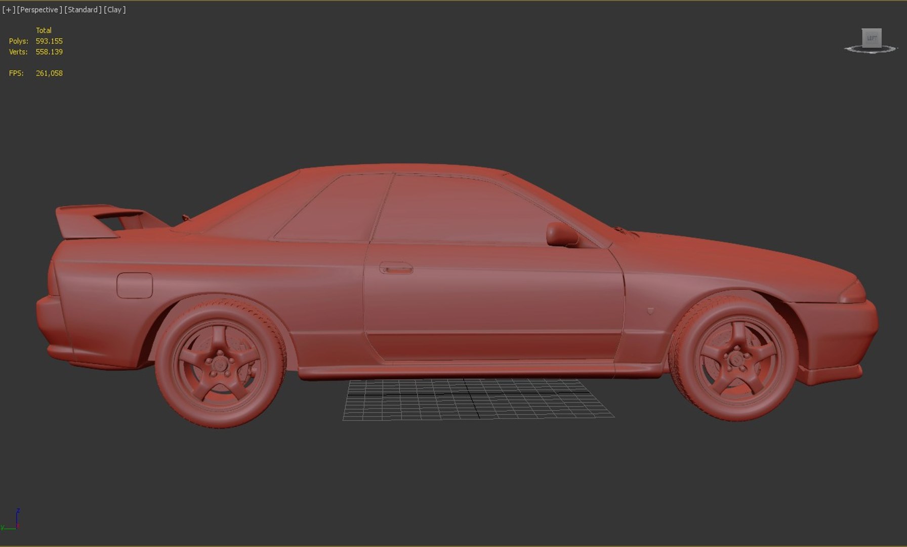 Car Nissan Skyline R32 3d Model