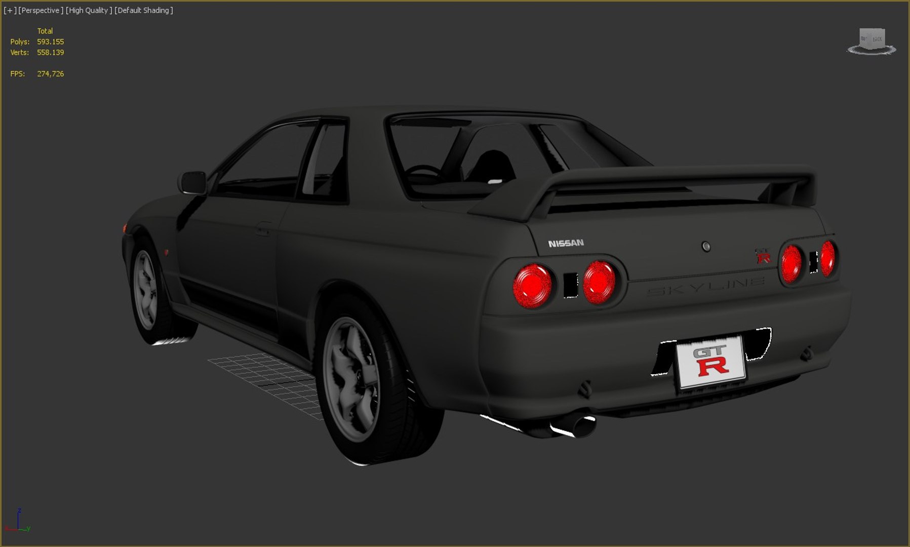 Car Nissan Skyline R32 3d Model