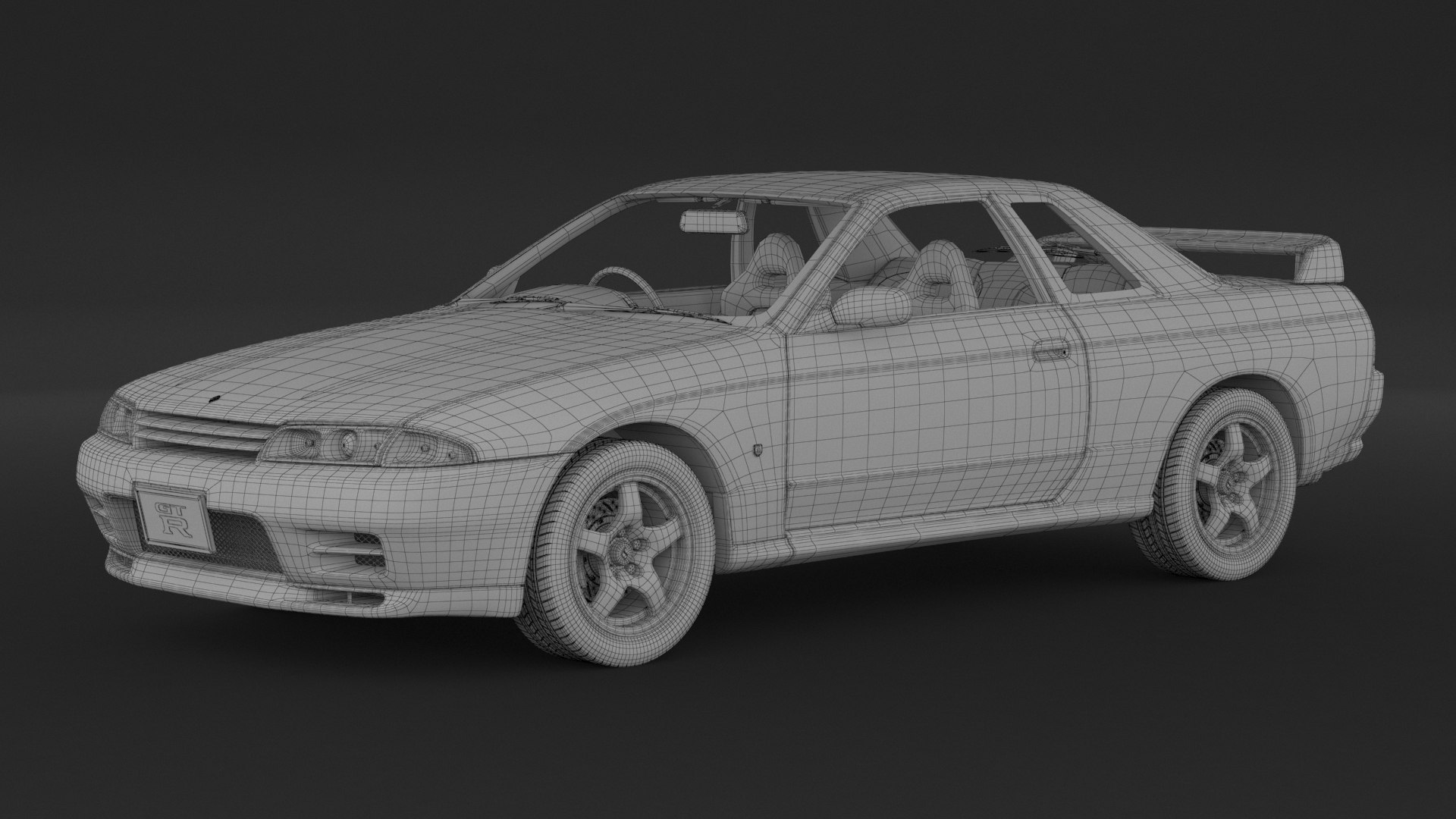 Car Nissan Skyline R32 3d Model