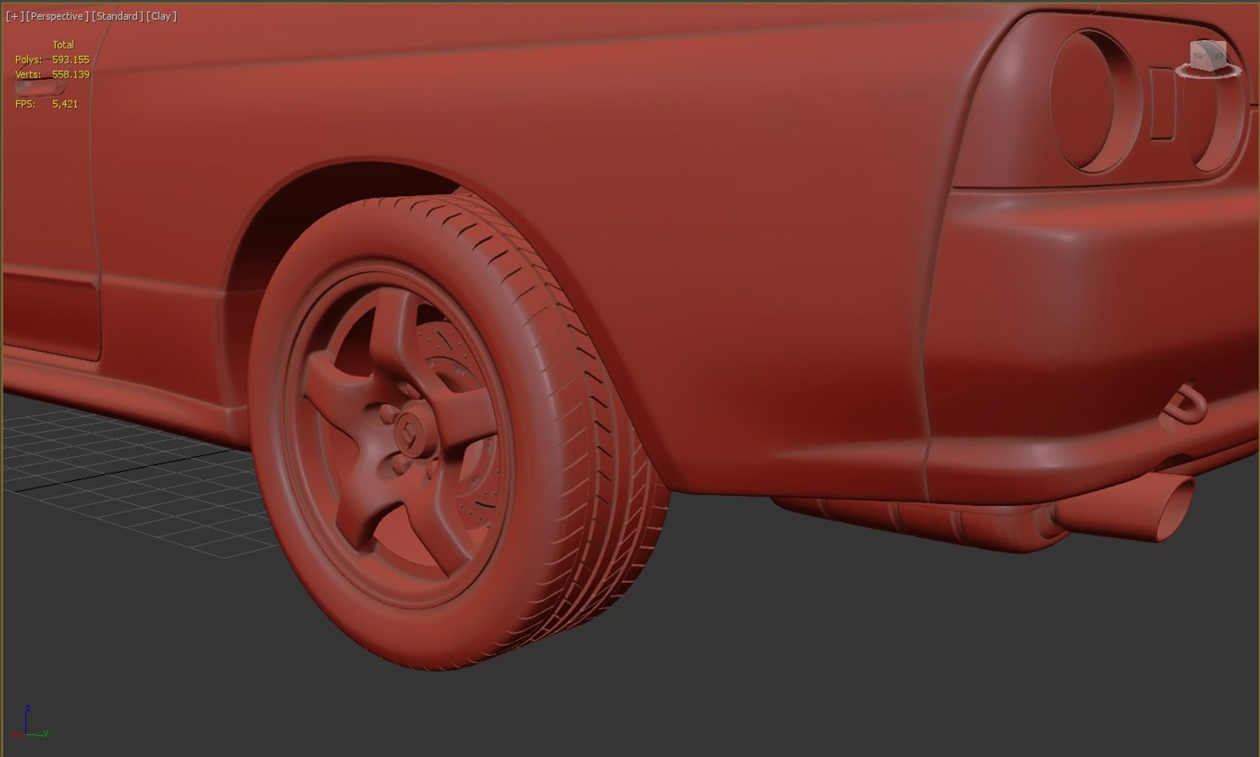 Car Nissan Skyline R32 3d Model